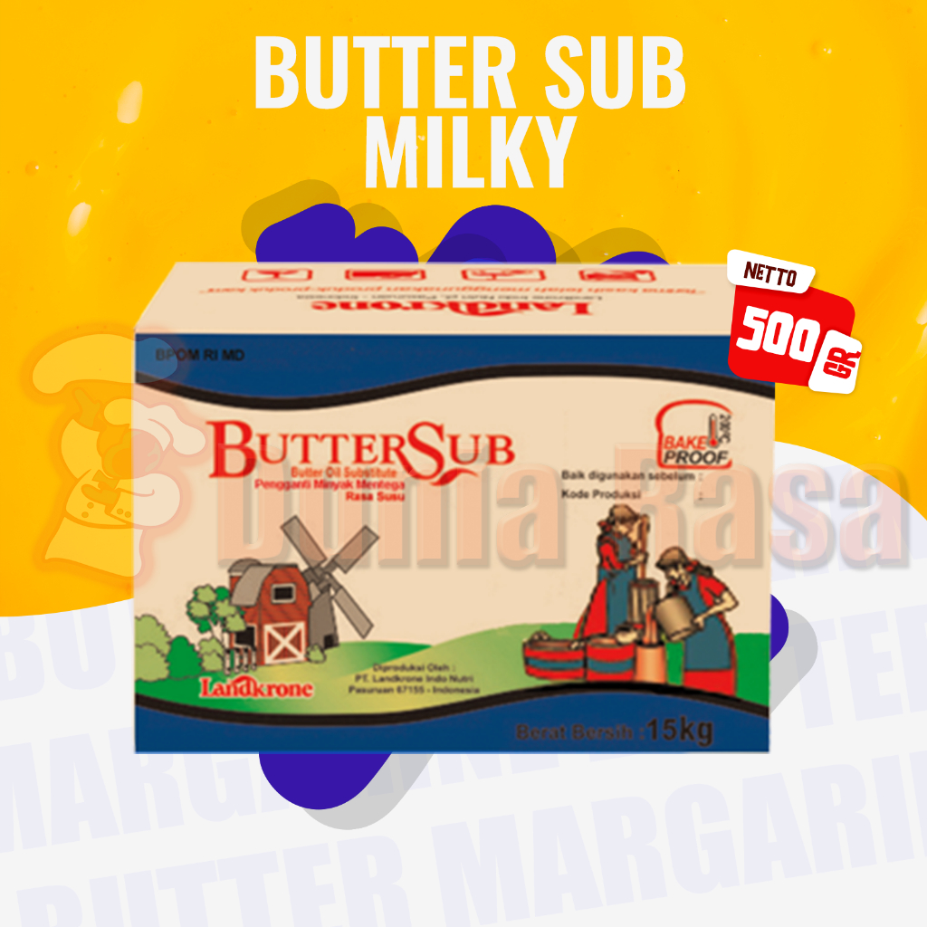 Jual Butter Sub Milky BOS 500gr (Butter Oil Subtitude) | Shopee Indonesia
