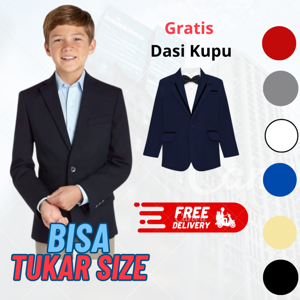 Jual FORMALAND Jas Anak Laki-laki Umur 2 Tahun Sampai 13 Tahun Premium ...