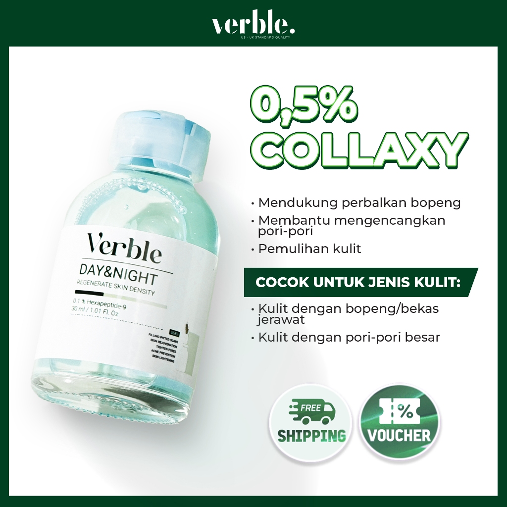 Jual Serum Bopeng Hexapeptide-9 | Hempas Bopeng & Kecilkan Pori VERBLE ...