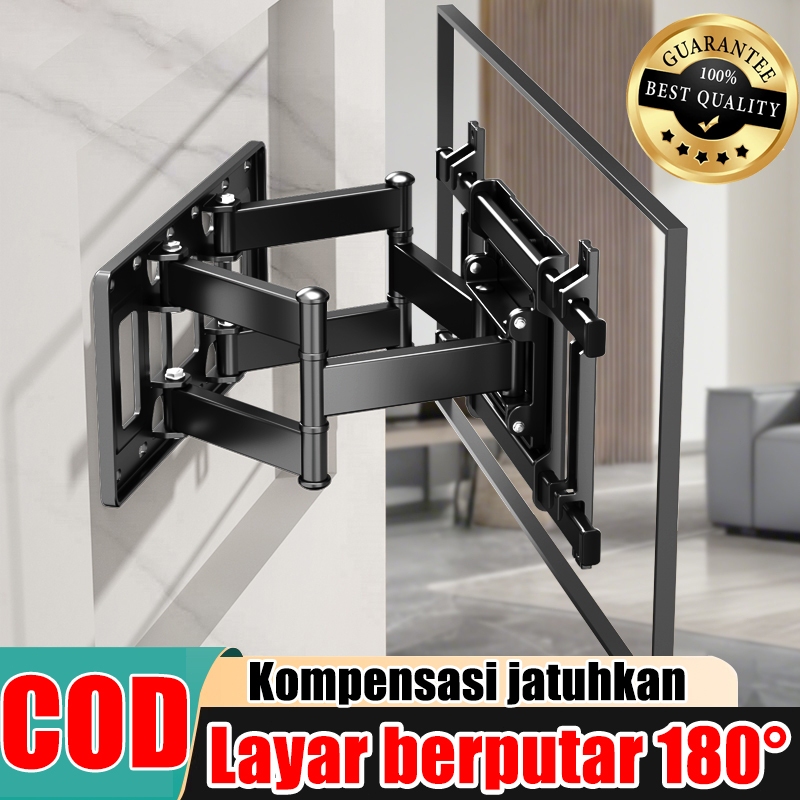 Jual 【penyesuaian 180°】bracket tv 32 inch Bracket Tv Layar berputar 180 ...