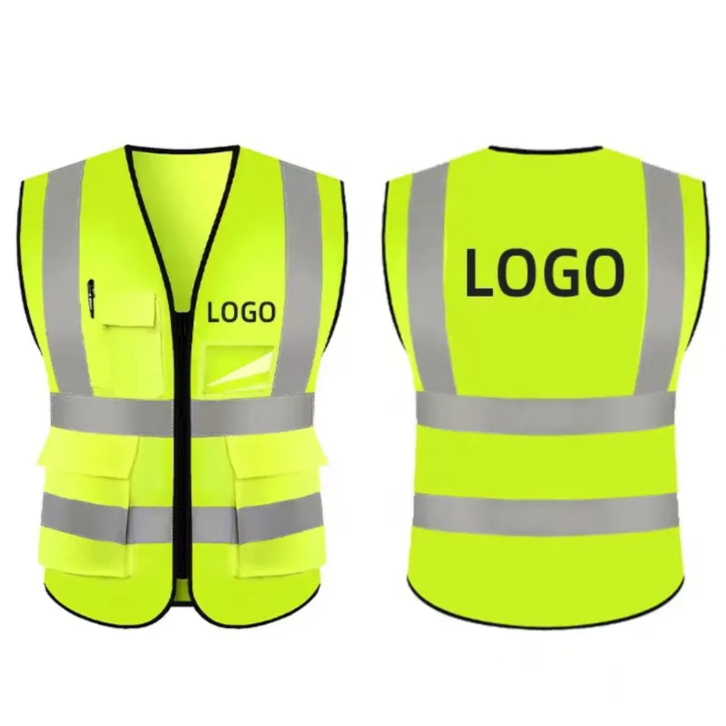 Jual Sablon Safety Vest Proyek Polyester / Sablon Rompi proyek Safety ...