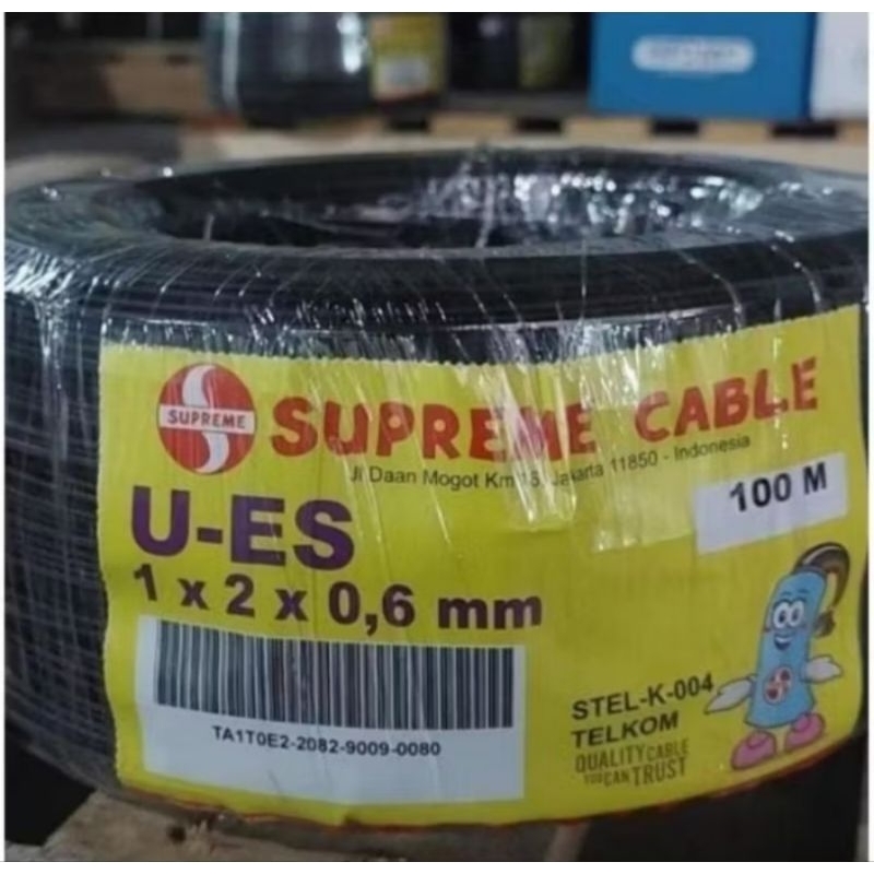 Jual Kabel Telepon Drop Wire merk Supreme harga meteran | Shopee Indonesia