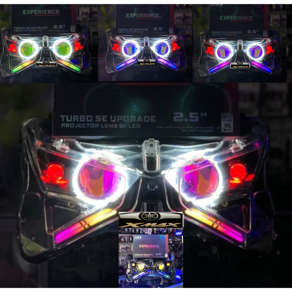 Jual Lampu Biled Xmax New Connected Rjb Andoid App Pnp Saklar Fulsett ...