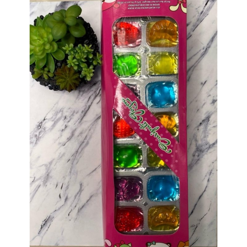 Jual saripati buah jelly gogoni jelly agar agar aneka buah per pack ...