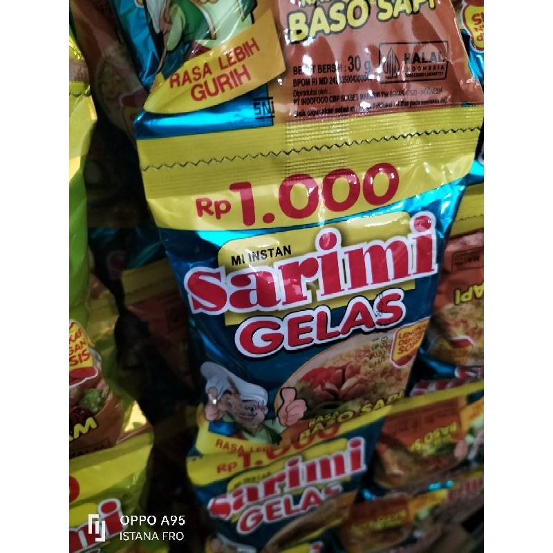 Jual Sarimi Gelas Renceng isi 10 pcs | Shopee Indonesia
