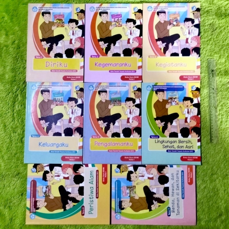 Jual ORIGINAL BUKU GURU TEMATIK TERPADU KELAS 1 SD/MI TEMA 1 2 3 4 5 6 ...