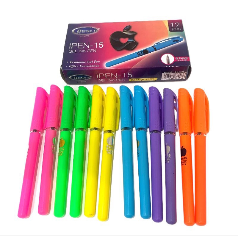 Jual 12 pcs Ballpoint Gell Hitam Besco Ipen-15 Bc.8003/Ballpoint/Pulpen ...