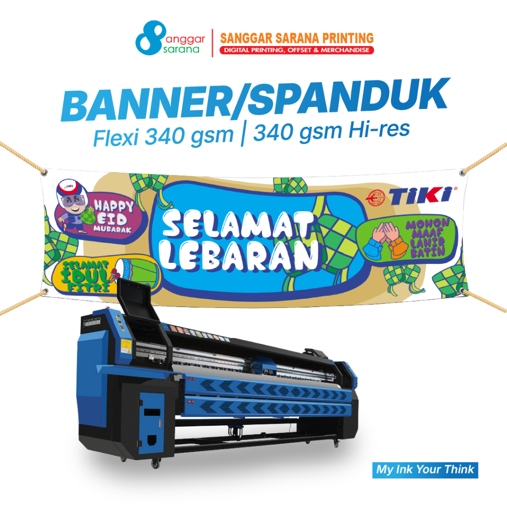 Jual Cetak Banner/Spanduk Custom Bahan 340 High Resolution | Shopee ...