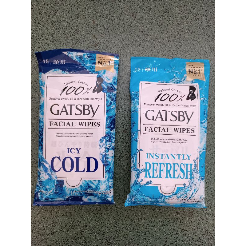 Jual Gatsby Facial Wipes 15s Made in Japan | Shopee Indonesia