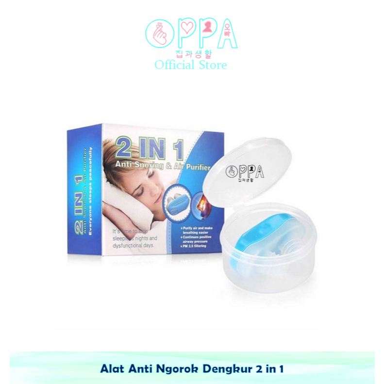 Jual OPPA - Alat Anti Ngorok Dengkur 2 in 1 Alat Bantu Pernafasan Stop ...