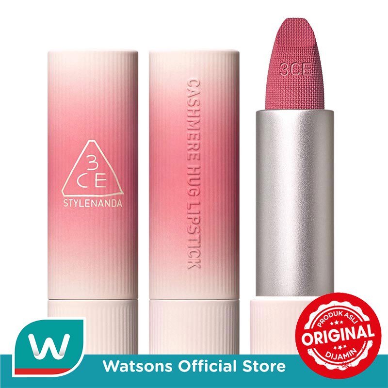 Jual 3CE Cashmere Hug Matte Lipstick 02 #Pure Blending | Shopee Indonesia