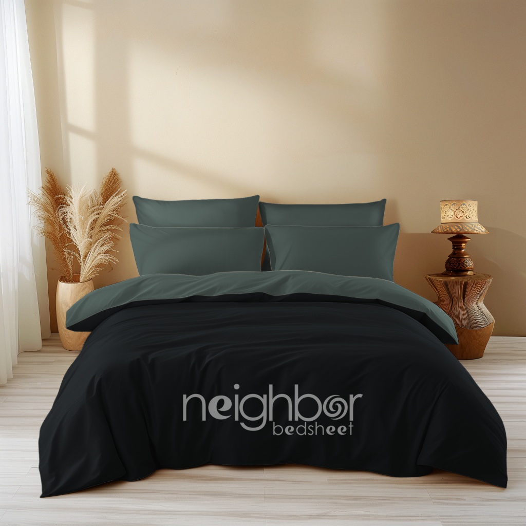 Jual Bed Cover Set & Sprei Two Tone Ukuran 120x200 Kasur No 3 Double ...