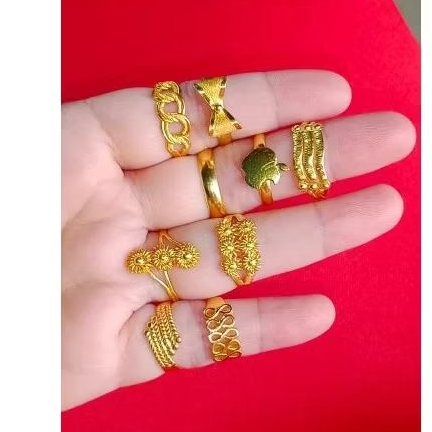 Jual Cincin Model 3 gram Emas LM/London 24K kadar 99,99% | Shopee Indonesia