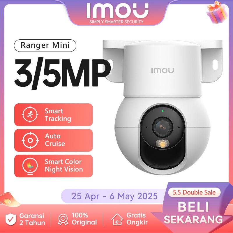 Jual IMOU Ranger Mini 3MP / 5MP Smart IP Camera CCTV Wi-Fi Indoor ...