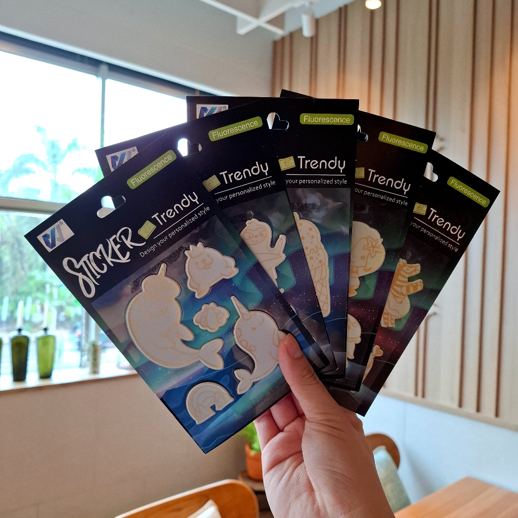 Jual Fluorescence Sticker Stiker Glow in the Dark Anak Timbul | Shopee ...
