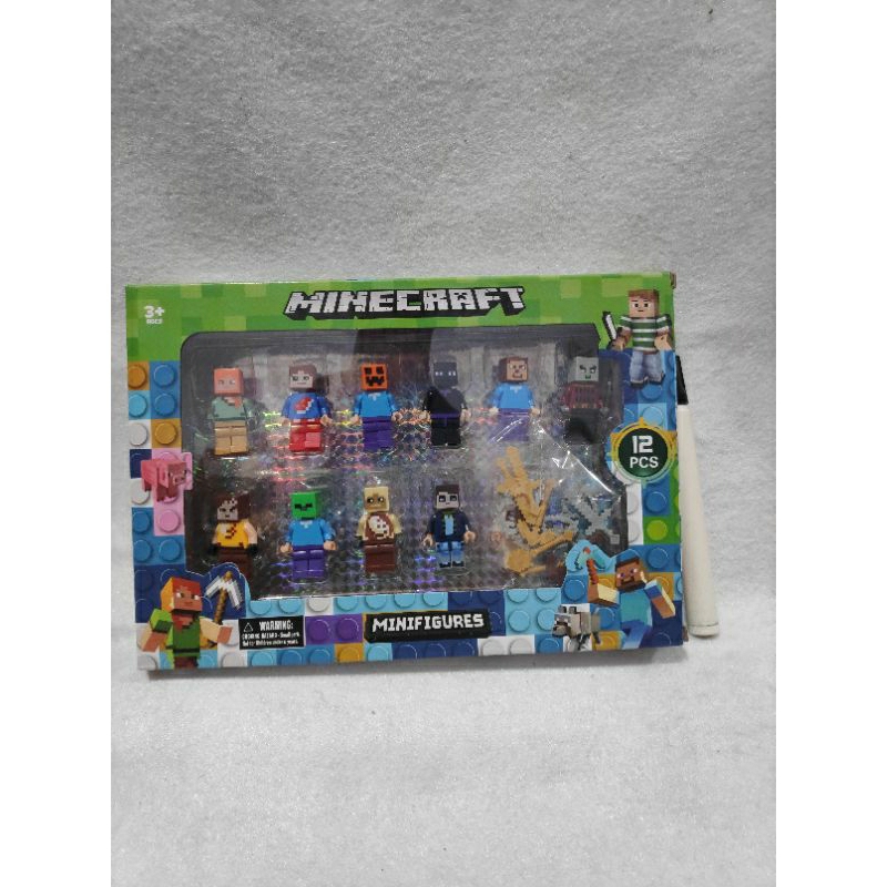 Jual MAINAN ANAK MINECRAFT ISI 12 PCS | Shopee Indonesia