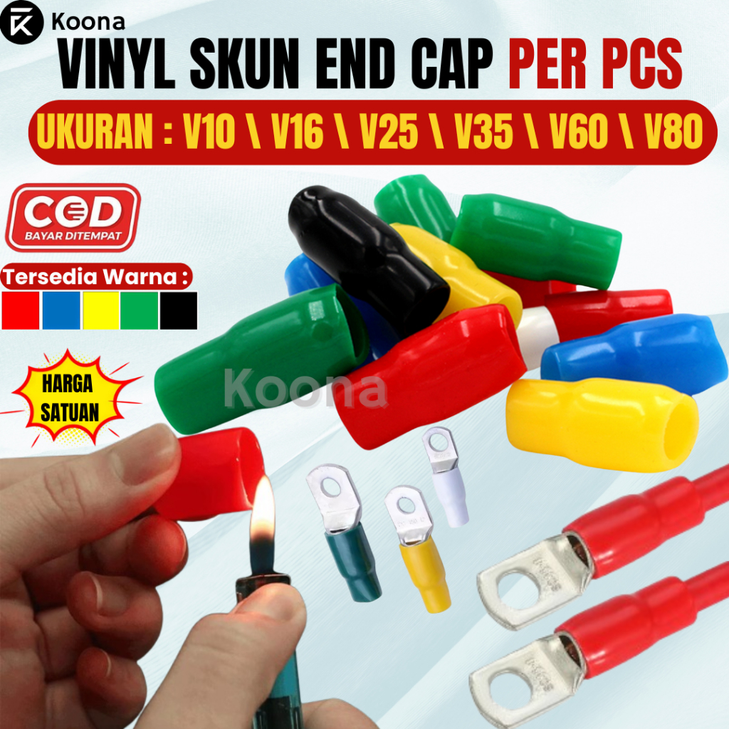 Jual Vinyl Skun PER PCS V10 V16 V25 V35 V60 V80 kondom Pelindung Skun ...