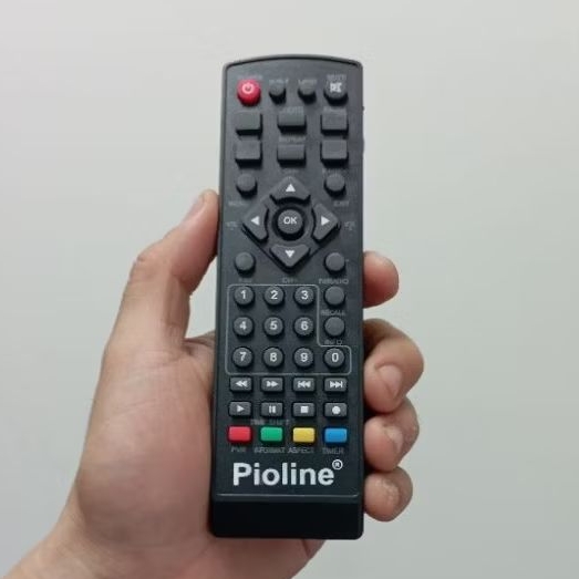 Jual Remot Remote Set Top Box STB DVB T2 Tanpa Setting UHF HD Pioline ...