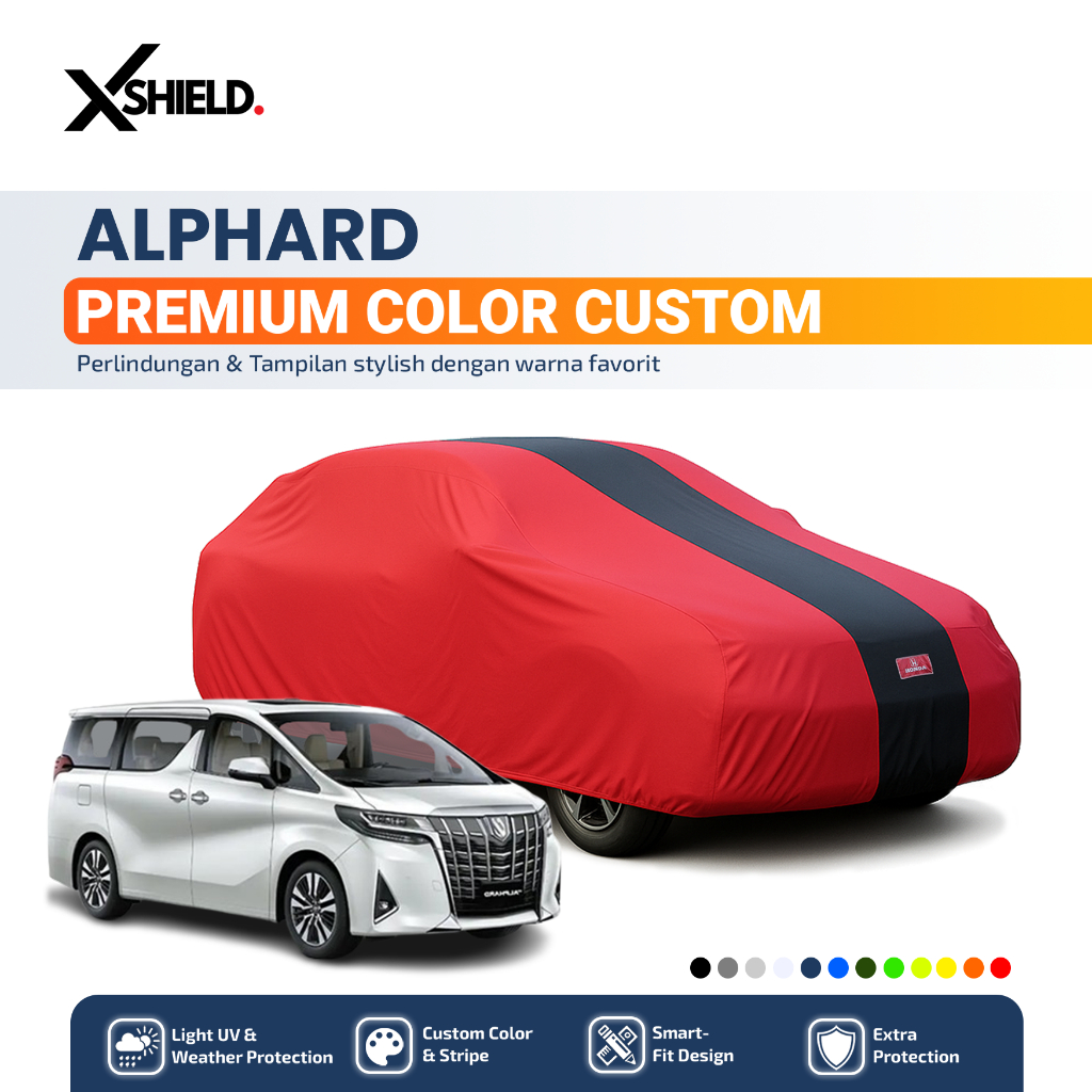 Jual XSHIELD Body Cover ALPHARD Premium Waterproof Semi Outdoor Sarung ...