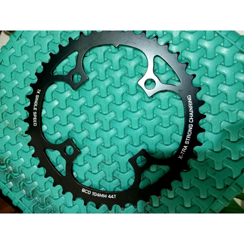 Jual Chainring BCD 104 MM 44T lubang baut 4 | Shopee Indonesia
