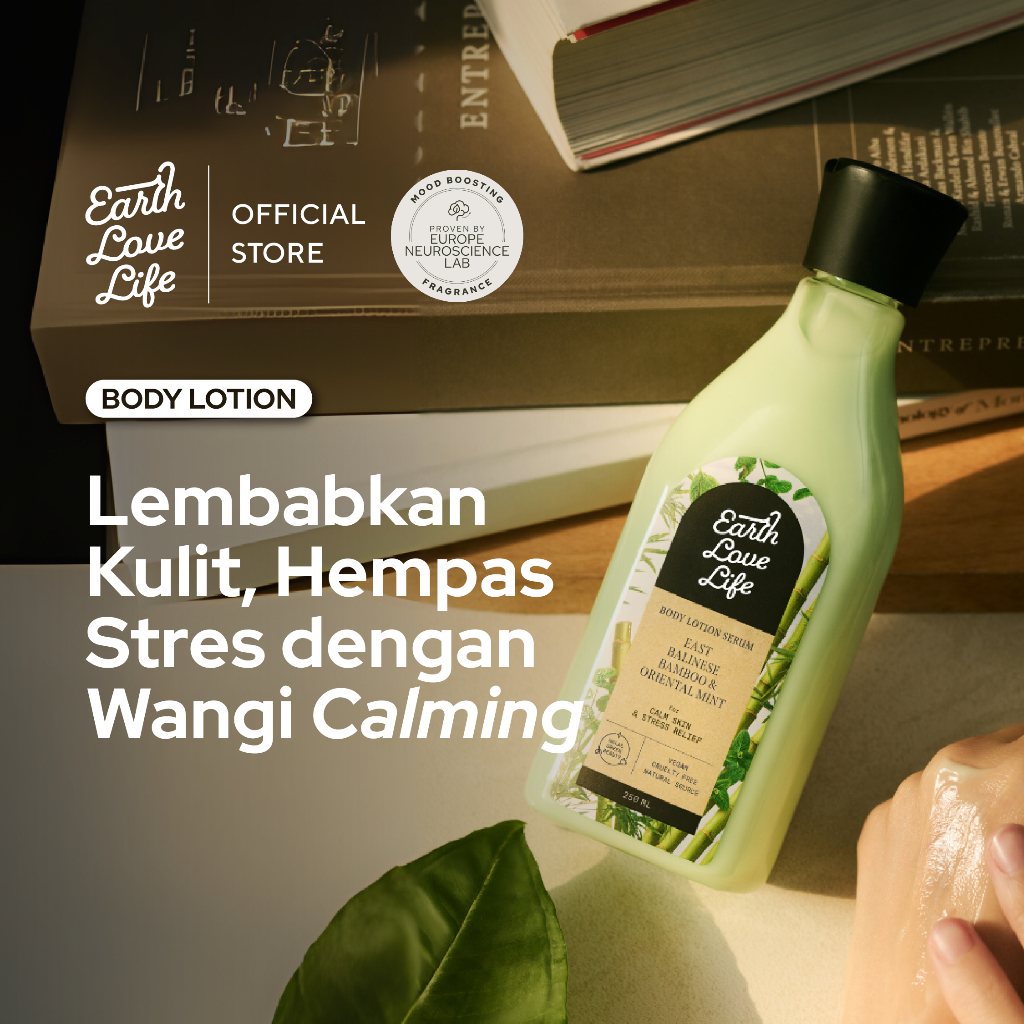 Jual EARTH LOVE LIFE East Balinese Bamboo & Oriental Mint Body Lotion ...