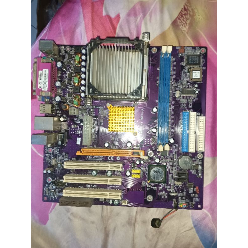 Jual mother board Mobo komputer PC bekas normal PM800-M2 REV:1.0 ...