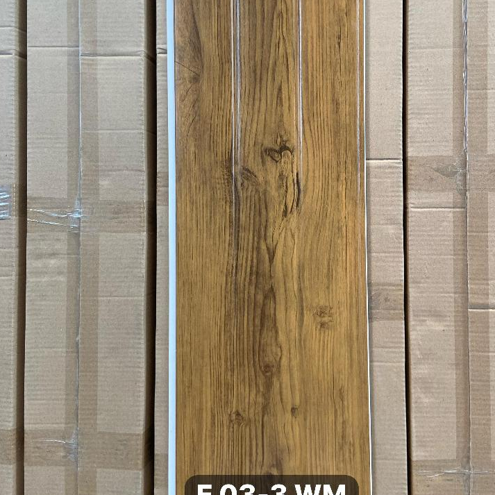 Jual Plafon Pvc Coklat Motif Serat Kayu Doff Lebar 25cm elite E 03-3 WM ...