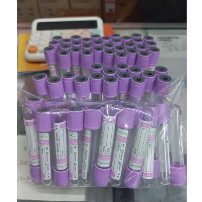 Jual Tabung Darah K3 EDTA 3ml GC / Blood Collection Tube PET GENERAL ...