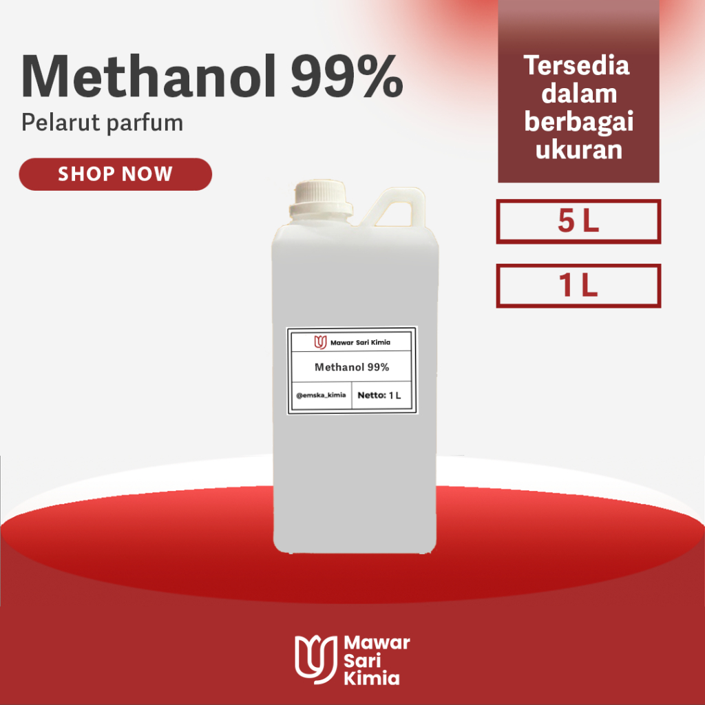 Jual Methanol 99% / Pelarut Parfum / 5L & 1L | Shopee Indonesia