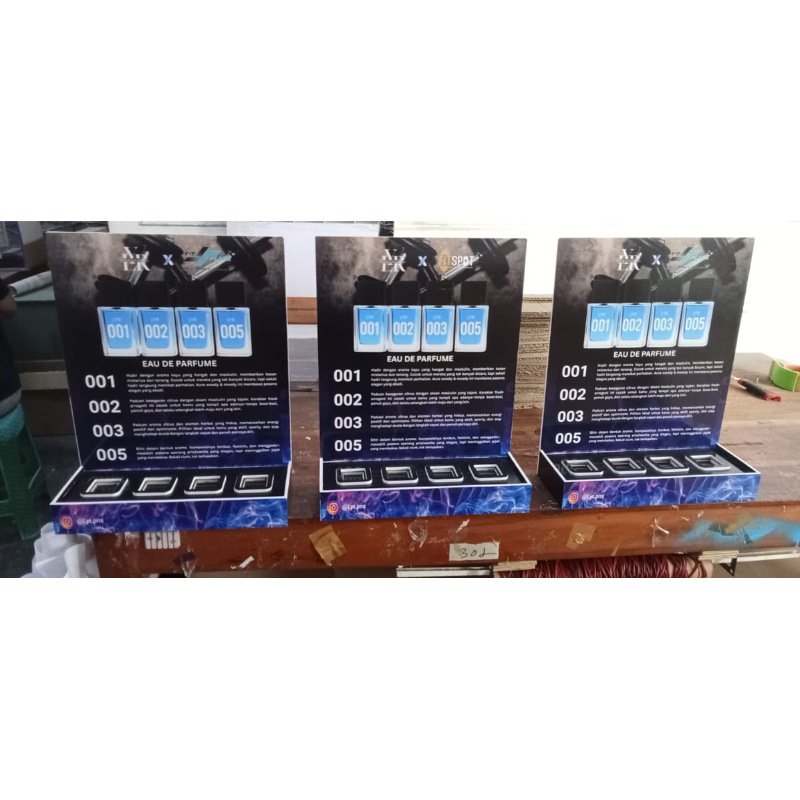 Jual Rak Display Pvc board product display uk 40 x 15 x 50 Bisa Custom ...