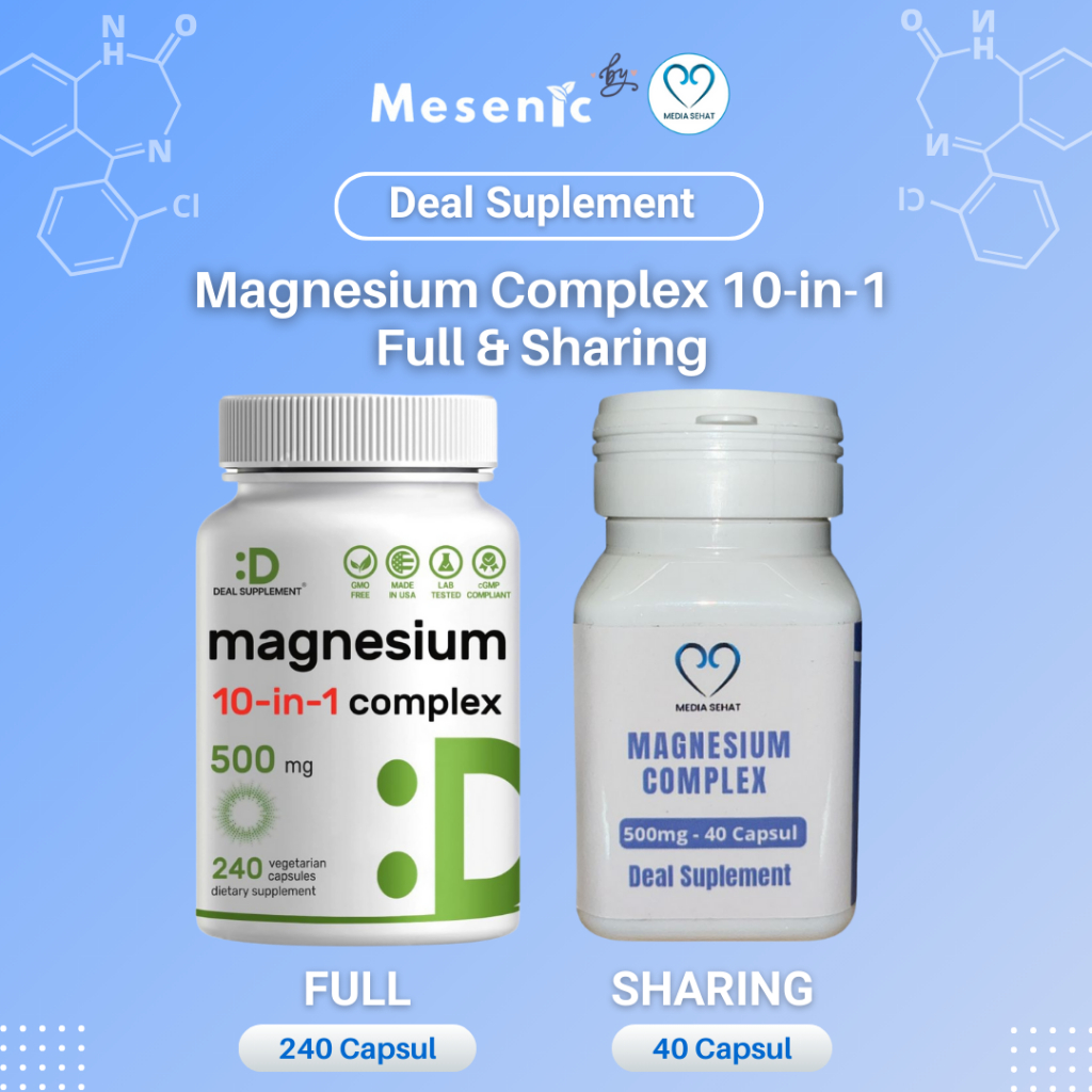 Jual Deal Supplement Magnesium 10 in 1 Complex 500 mg | Shopee Indonesia