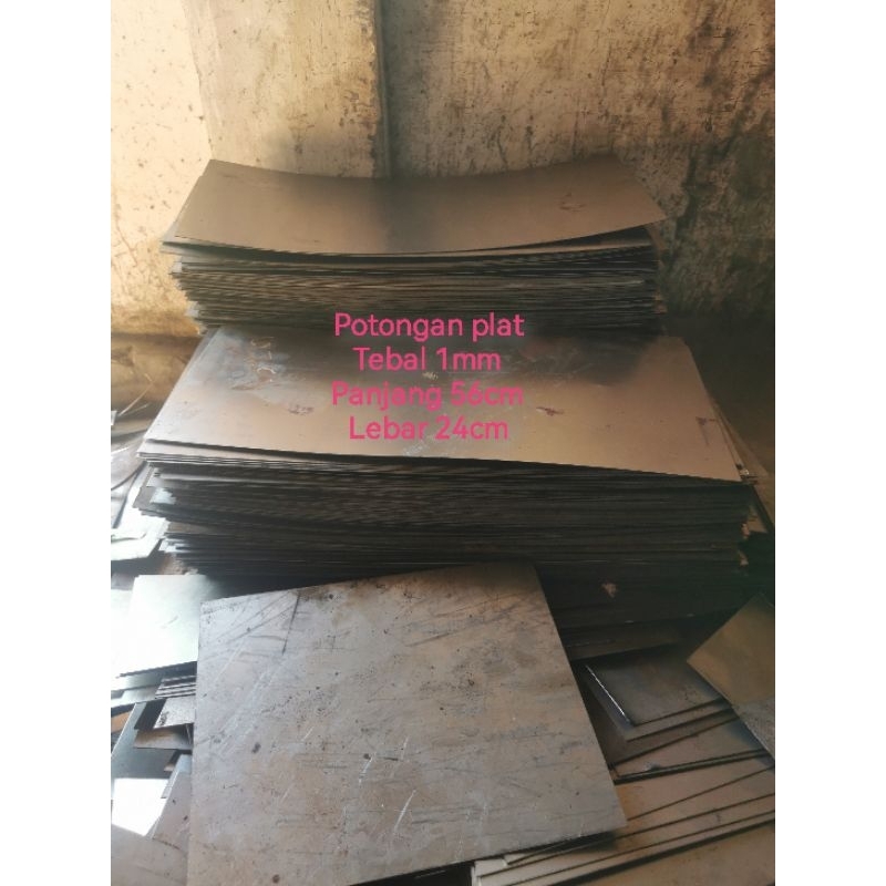 Jual potongan plat besi panjang 56cm lebar 24cm tebal 1mm | Shopee ...