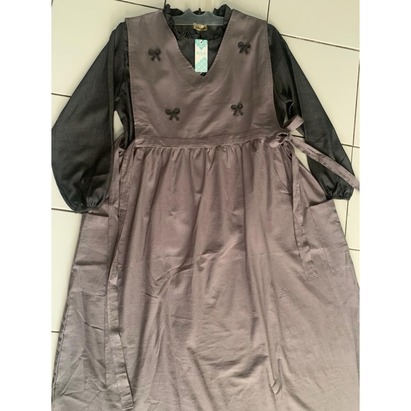 Jual GAMIS DRESS PITA ONE SET BRANDED DNS KATUN ORIGINAL | Shopee Indonesia