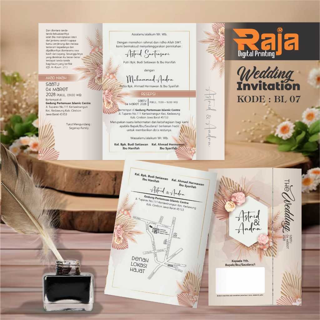 Jual UNDANGAN SIMPEL & ELEGAN, KUALITAS PREMIUM, HARGA TERBAIK! PROSES ...