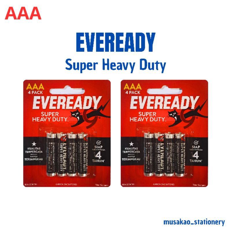 Jual Eveready AAA Super Heavy Duty Baterai Bagus Murah Berkualitas Daya ...