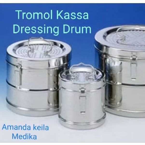 Jual Dressing Drum Stainless Steel Import / Tromol Kassa Stainless ...
