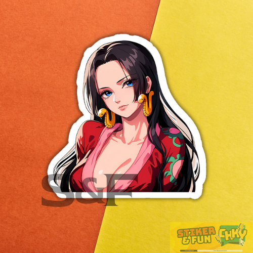 Jual Stiker Sticker Vinyl Laminasi BOA HANCOCK ONE PIECE Vol 1 | Shopee ...