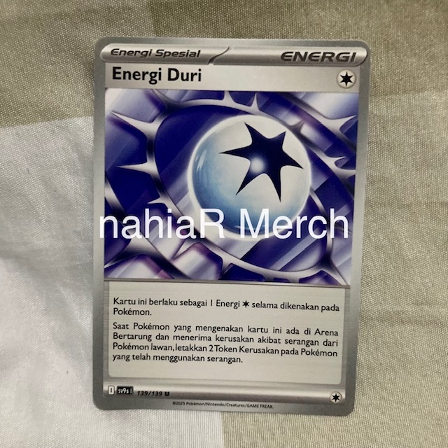 Jual Pokemon TCG Indonesia Energi Duri sv9s 139/139 U Ikatan Takdir | Shopee Indonesia