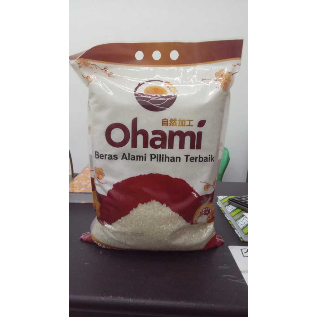 Jual BERAS OHAMI KEMASAN 5KG PREMIUM | Shopee Indonesia