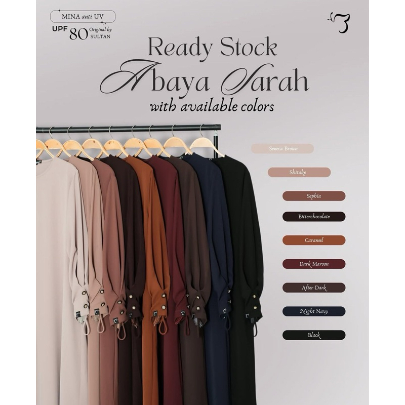 Jual BONAVISTA - ABAYA SARAH MINA | THALITA THUBA | CANA WHITE MINA ...