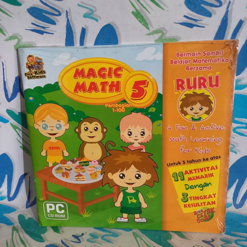 Jual original Buku Magic Math 5 Pembagian 1-100 untuk usia 5 Tahun ke ...