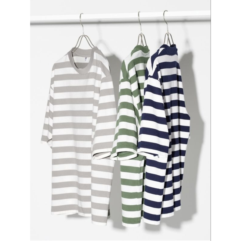 Jual UNIQLO T-SHIRT OVERSIZE GARIS | Shopee Indonesia