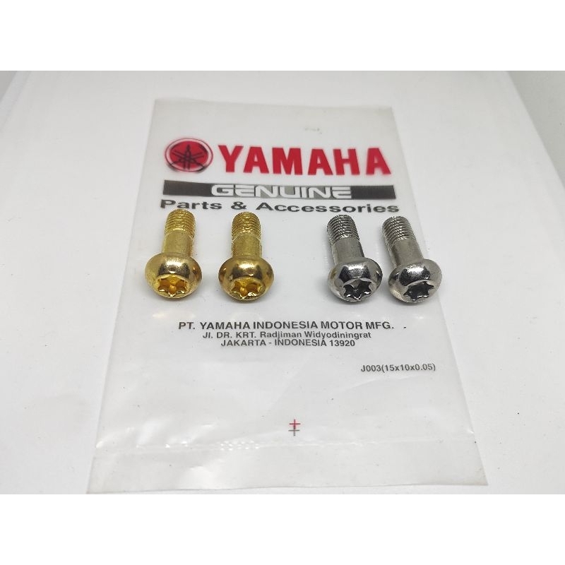 Jual BAUT KEPALA BABI YAMAHA . BAUT BINTANG STENLIS M10 BAUT 14 PANJANG 2.5CM TAHAN KARAT ...