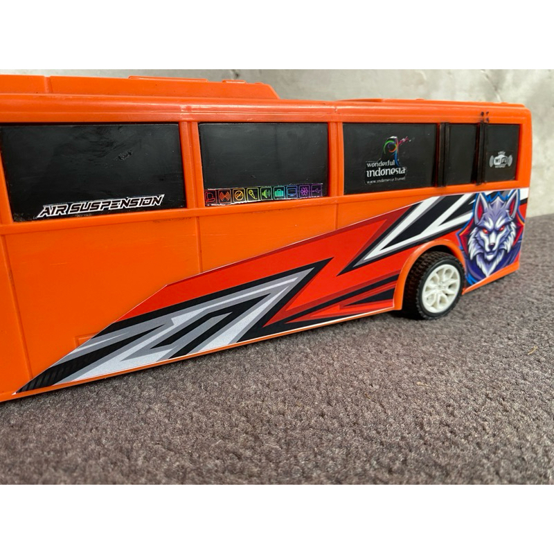 Jual stiker livery bus basuri miniatur anime kode 13 vynil laminasi ...