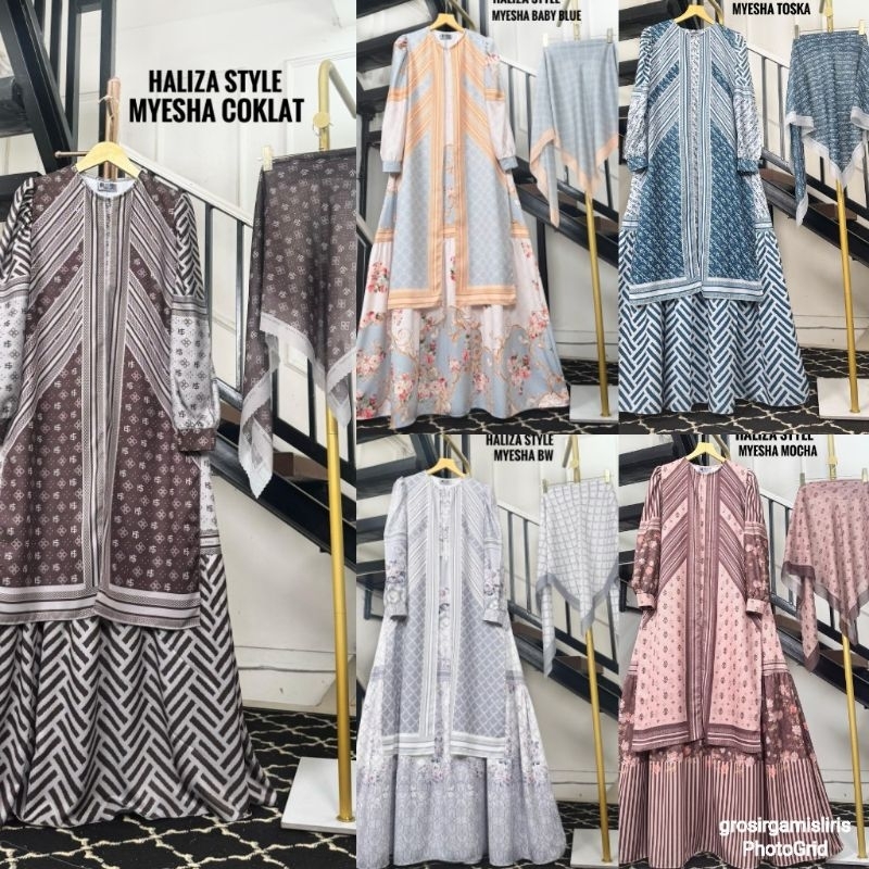 Jual Gamis Abaya Haliza Myesha Haliza Adreena by Haliza Style Haliza ...