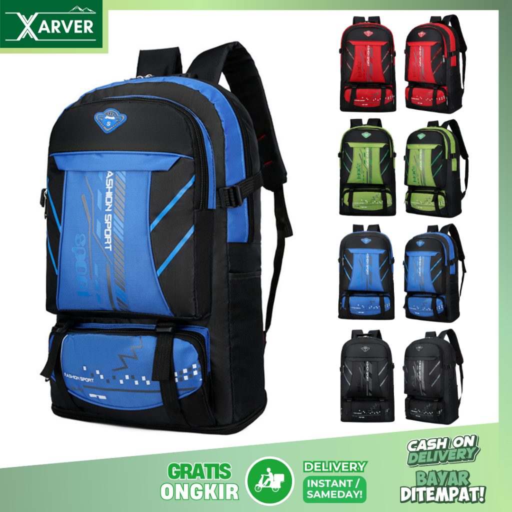 Jual Tas Ransel Hiking Gunung 65L Backpack Outdoor Travel Camping ...
