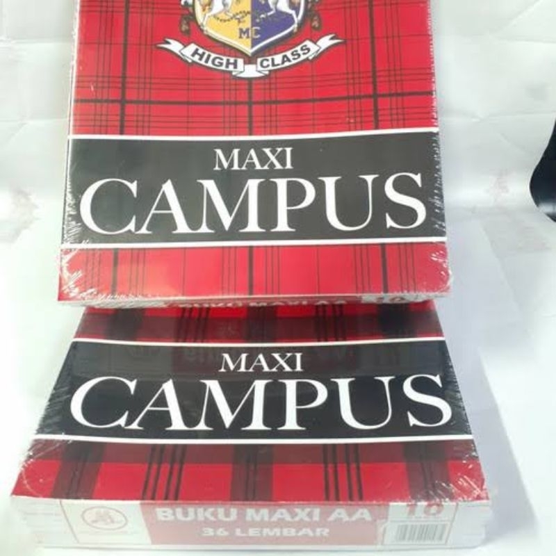 Jual Buku Tulis Campus Tiara Maxi B5 50/36 Lembar 1 pack isi 10 ...