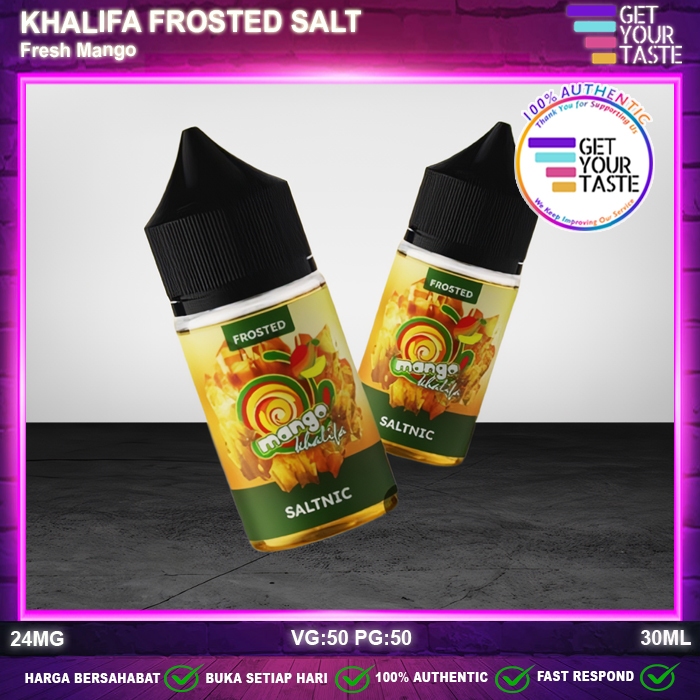 Jual Liquid Mango Khalifa Frosted Salt Nic 30ML by Khalifa Of Brothers ...