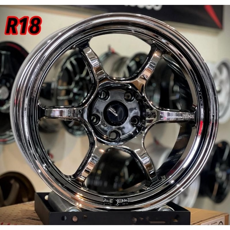 Jual velg mobil racing r18 ADVAN RG D2 FLOW FORMING LEBAR 9,5 ET 25 velg ring 18 untuk mobil ...