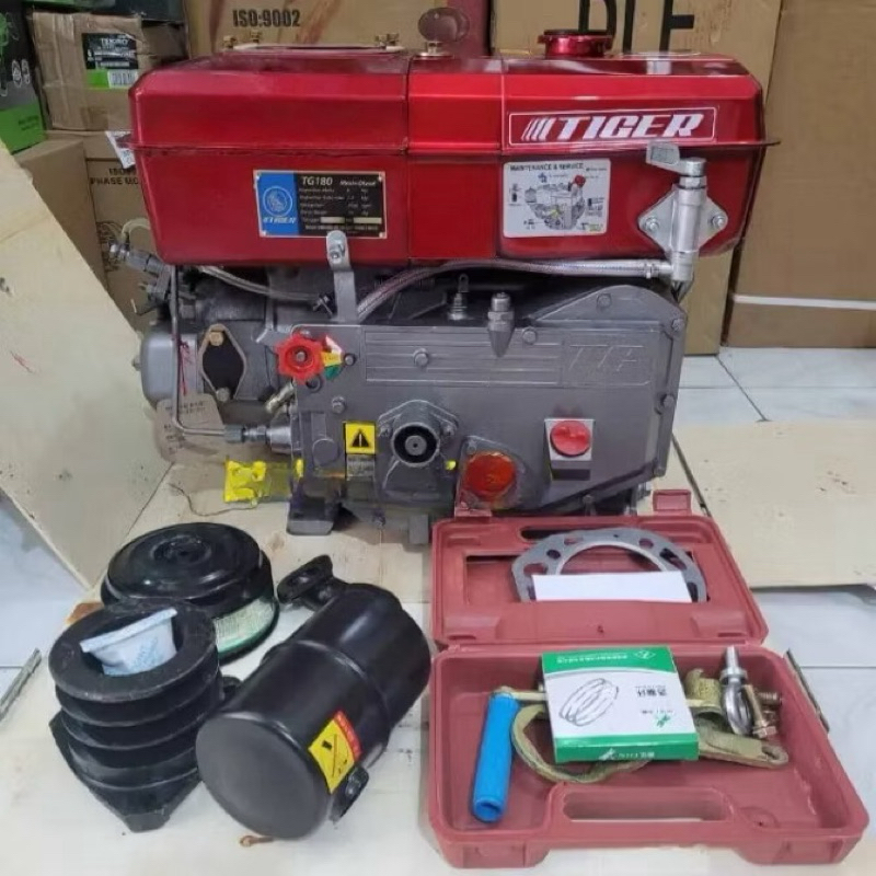 Jual mesin diesel TIGER R180 8 hp engine diesel penggerak | Shopee Indonesia